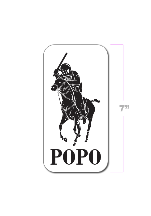 Popo sticker – #EVERYBODYSKATES