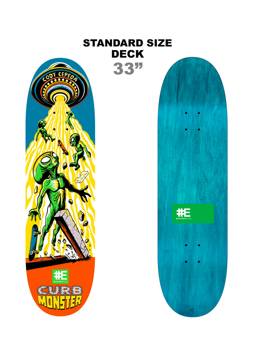 Cody Cepeda Curb Monster (Standard sized) Deck – #EVERYBODYSKATES